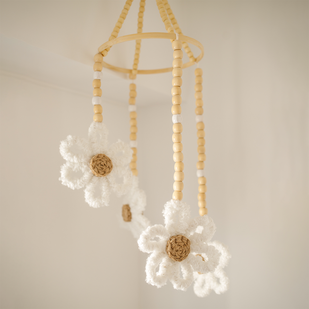 SUNFLOWERS MOVIL DE CUNA - BOSQUEJO MACRAMÉ – Bosquejo