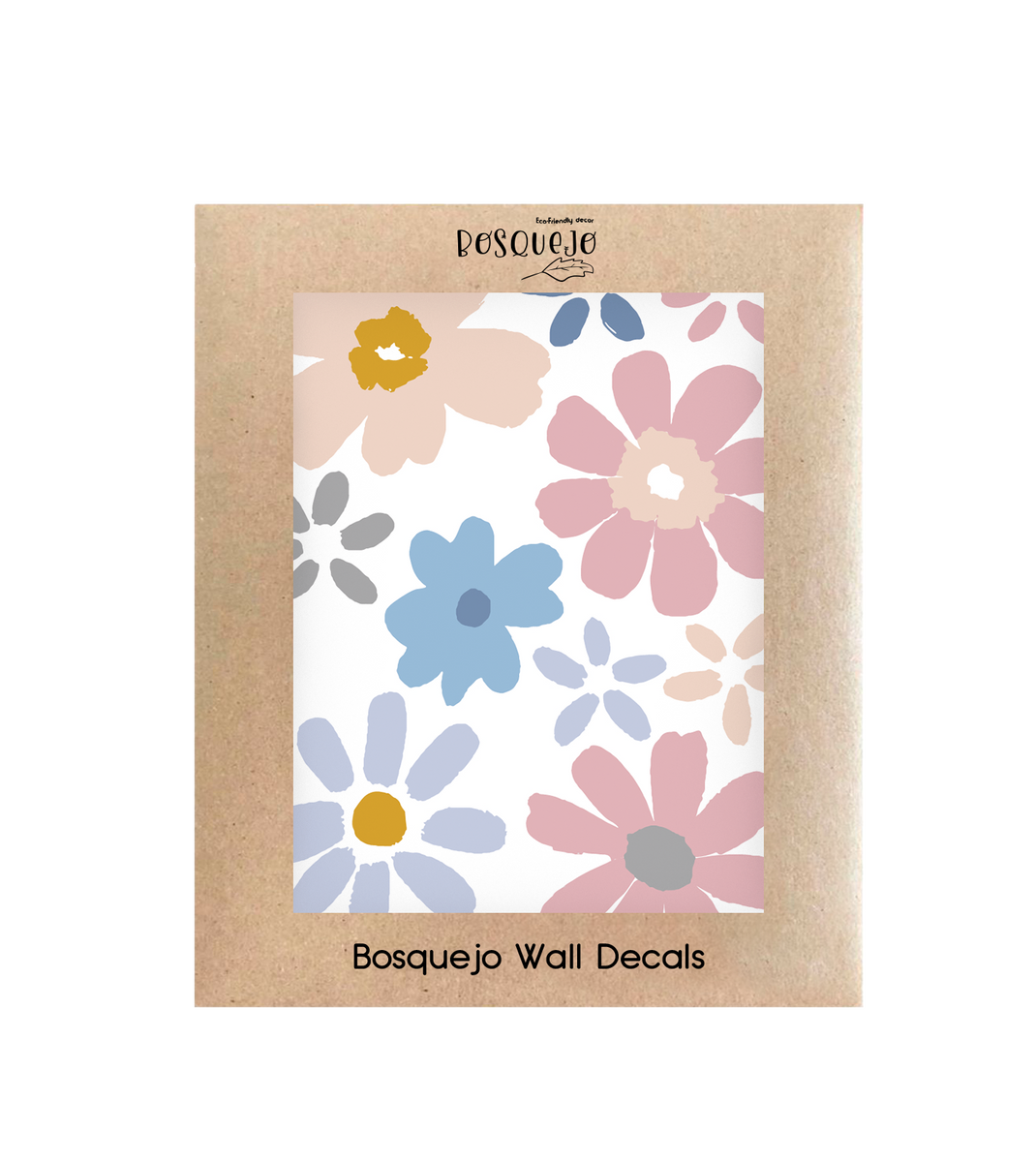 PRETTY FLOWERS - WALL DECALS – Bosquejo